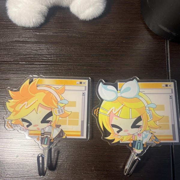 Vocaloid Acyrlic Hook Hatsune Miku Kagamine Rin Len | Vocaloid Chibi ...