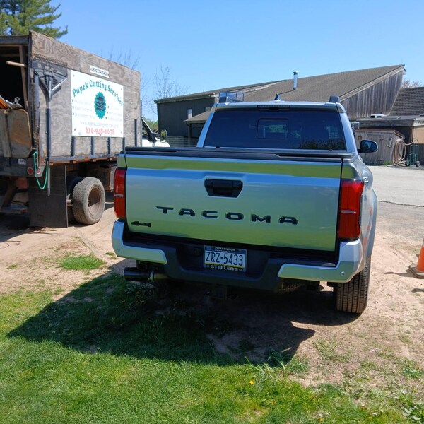 Red With Black Outline Raised Tailgate Insert Letters Tailgate Letters ...