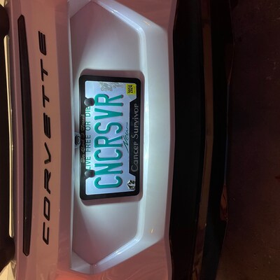 Custom License Plate Frame Laser Engraved on High Quality Stainless ...