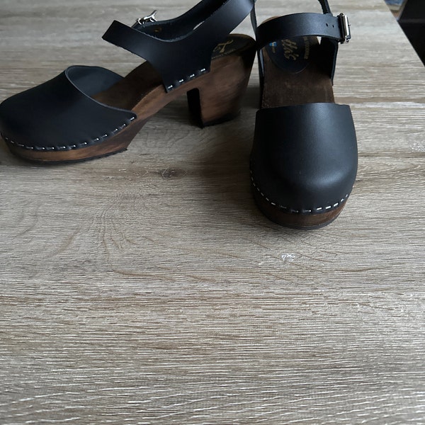 NEW Swedish Clogs Sweden Classic Retro Patent Yellow Leather by Lotta ...
