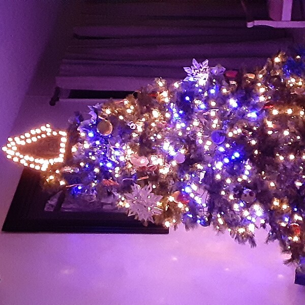 LIGHTED Nativity Wooden Tree Topper - Etsy