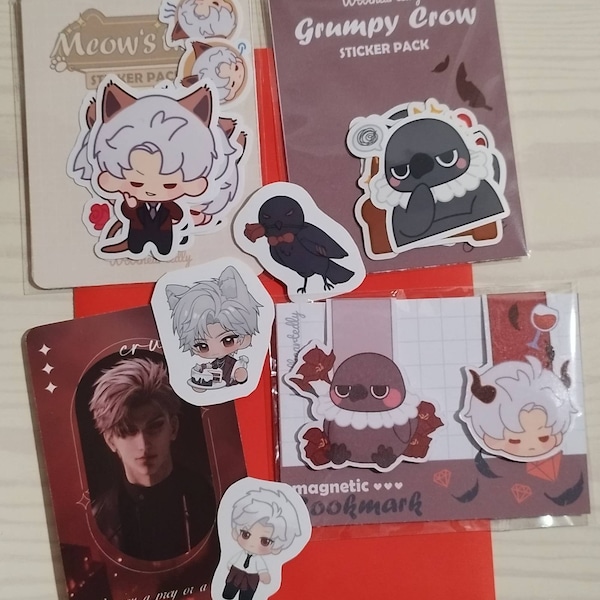 Love and Deepspace Magnetic Bookmark Xavier, Rafayel, Zayne, Sylus ...