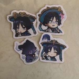 Genshin Impact Stickers Scaramouche Wanderer - Etsy