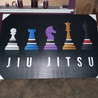 Jiu Jitsu Poster Martial Arts Jujitsu Brazilian Jiu-jitsu Wall Art ...