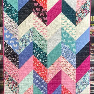 Stay Square PDF Digital Quilt Pattern by Pieced Just Sew, Layer Cake or ...
