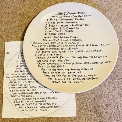 Personalised Foodie Plate Ceramic Plate Custom Name Plate Kids - Etsy