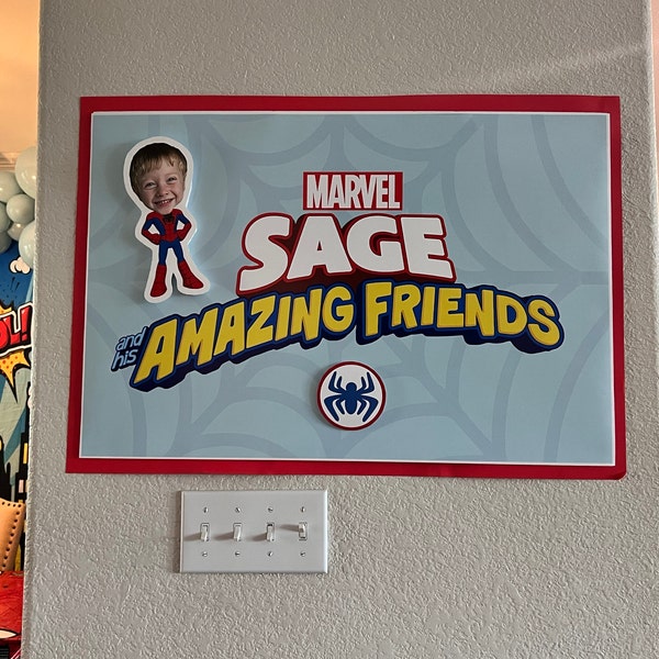 Spidey and His Amazing Friends Party Template PRINTABLES Custom Name ...