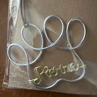 Wire Hand ASL I Love You Sculpture Wall Hanging Art Single Line ...