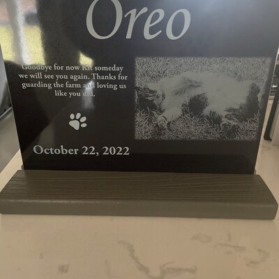 12x12 Personalized Pet Headstone Goat Farm Tombstone Laser - Etsy