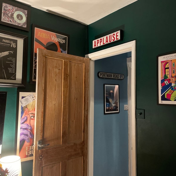 Applause | Framed Metal Print | Applause Frame | Retro | Metal ...