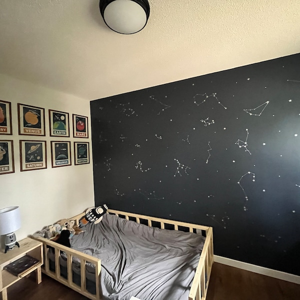 Constellation Stickers, Constellation Decals, Astronomy Wall Art ...