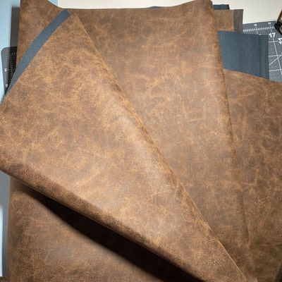 Leather Cognac Tan Cuoio Upholstery Stery old English Natural Cowhide ...