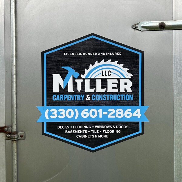 Trailer Custom Decals, Premium Laminated Vinyl. Easy to Install! Custom ...