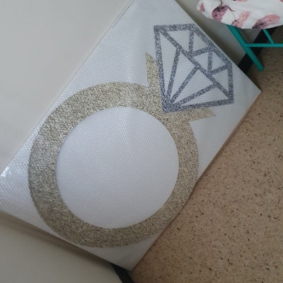 Engagement Ring Photo Prop, Bachelorette Party Photo Prop, Diamond Ring ...