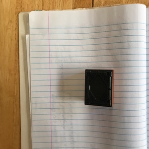 Calendar Clock in Stamp Week Month Date Stamp Planner Diary Journal ...