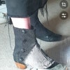 Spats Bat Print Steampunk Shoe Covers 1920s Gangster - Etsy
