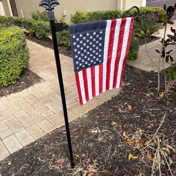 Camp/rv Sign With Flag Holder and Solar Light - 48" - Etsy