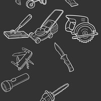 LIFEGUARD, Baywatch Doodle Vector Icons. Summer Beach Icons Clipart ...