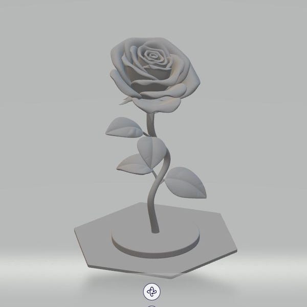 Flower 3D Printable Rose, Home or Gift, Rose STL Digital File, Gift for ...