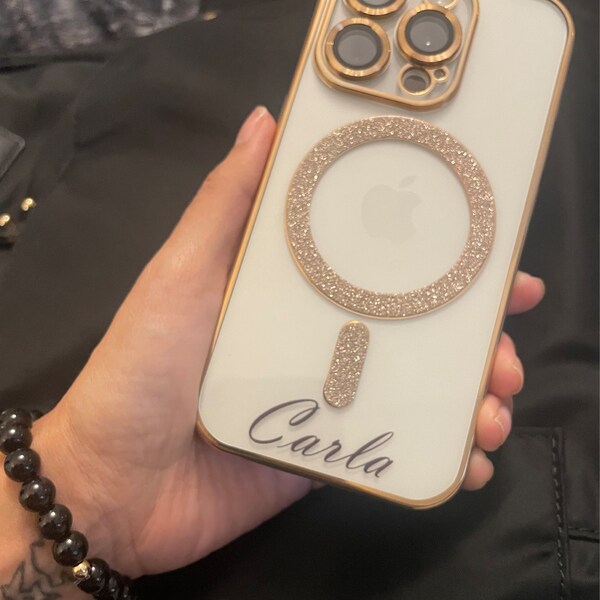 Personalized Gold Initial Letters Custom Name Wallet Card Holder Wallet ...