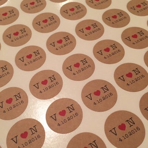 Personalized Stickers for Wedding Party Shower 63 Labels - Etsy