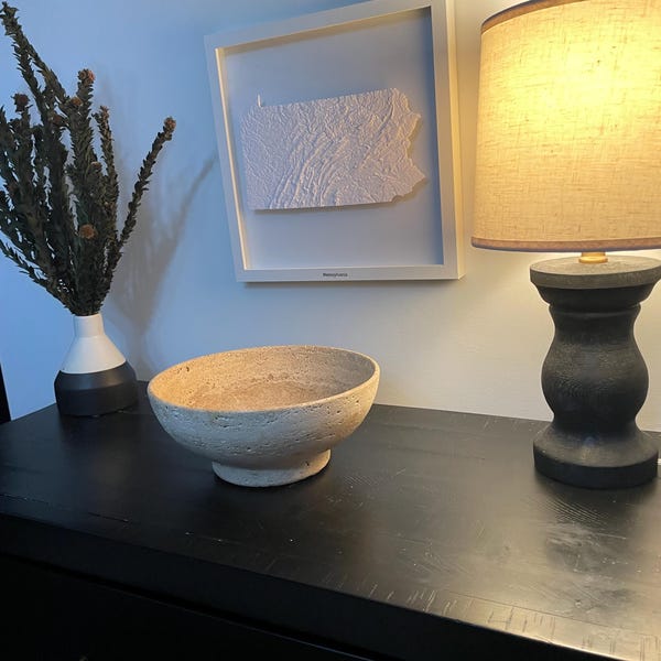 Maine 3D Topographic Map | 3D State Map of Maine Wall Art | 3D Printed ...