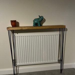 Rustic Radiator Shelf Console Table - Etsy UK