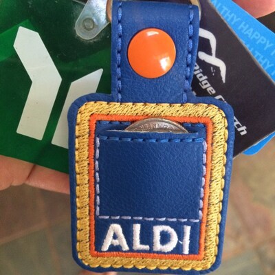 Aldi Key Chain, Key Chain, Aldi Keychain, Zipper Pull, Handmade ...