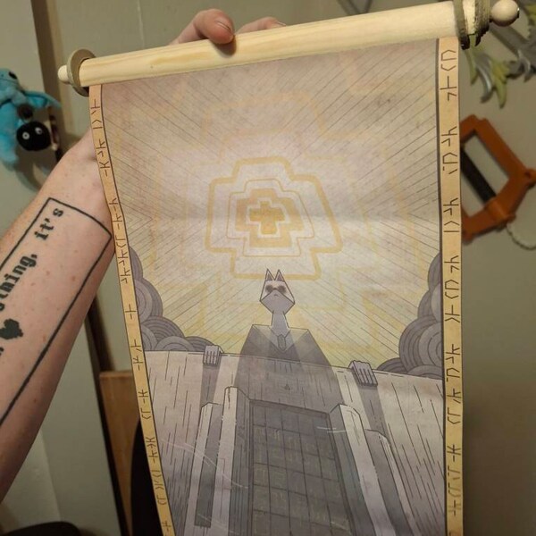 Majoras Mask Zelda Scroll Poster Print - Etsy