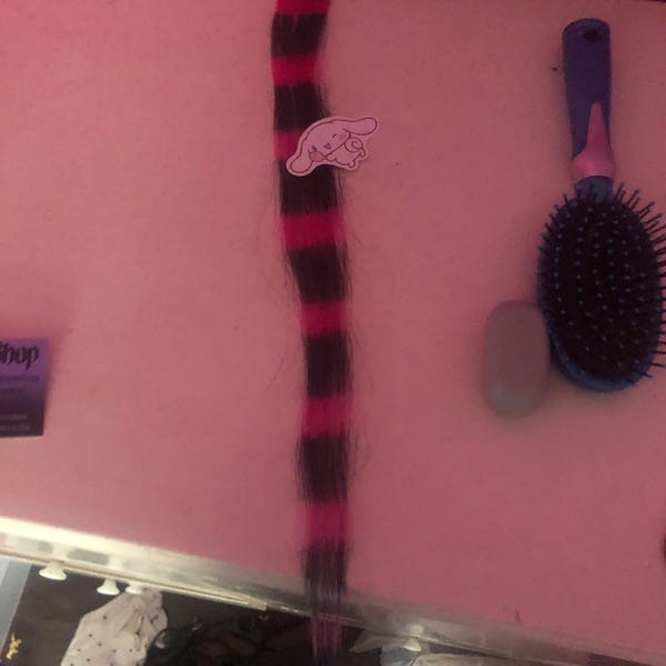 Custom Scene Kid Raccoon Tail Hair Extension - Etsy
