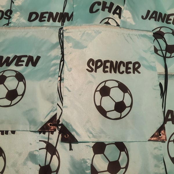 Personalized Drawstring Bags - 13" X 16" High, Custom Gym, School ...