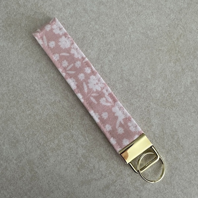 Floral Keychain Wristlets, Neutral Key Fobs, Wristlet for Keys, Key ...