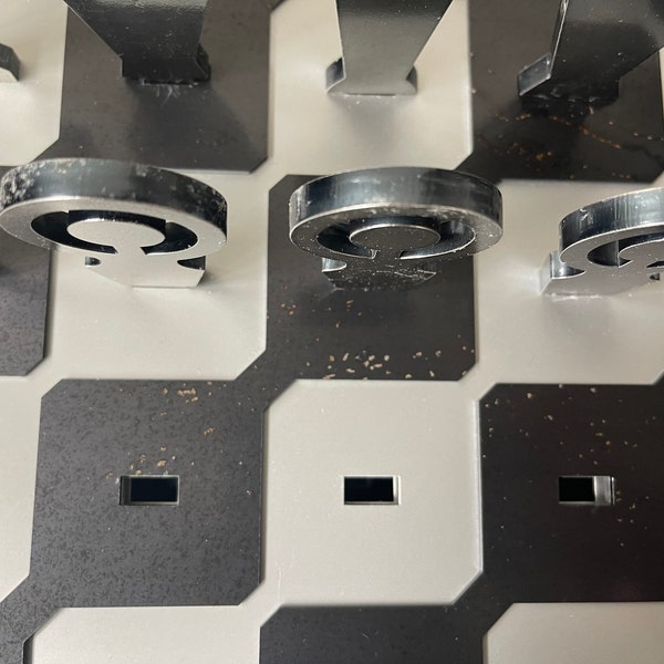 Hexagon Steel Wall Art - Metal Wall Art / Geometric Wall Art / Steel ...