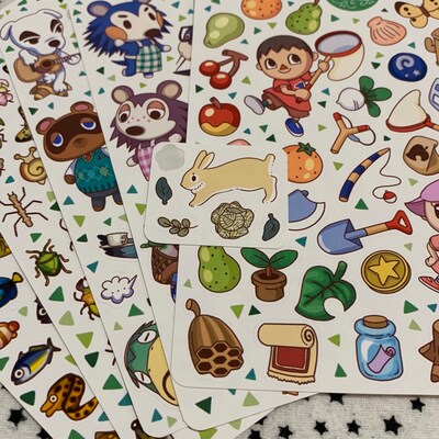 Animal Crossing Sticker Mega Pack Animal Crossing Stickers Items ...