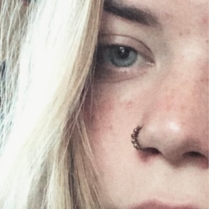 Triple Nose Ring Rose Gold Nose Ring Hoop SET OF 3 Hoops - Etsy