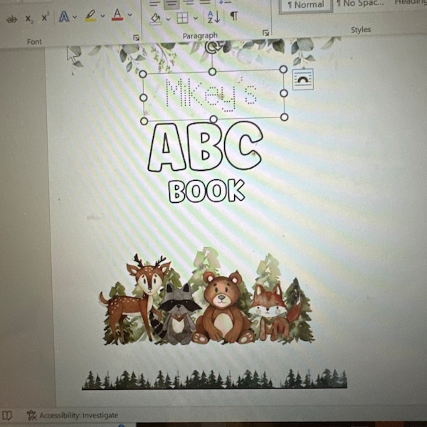 Animal Book Alphabet Handprint Art DIY Keepsake, ABC Footprint Craft ...