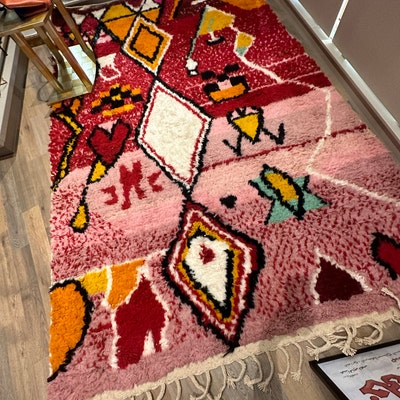 Custom Fabulous Boujad Rug, Authentic Moroccan Rug, Azilal Rug ...