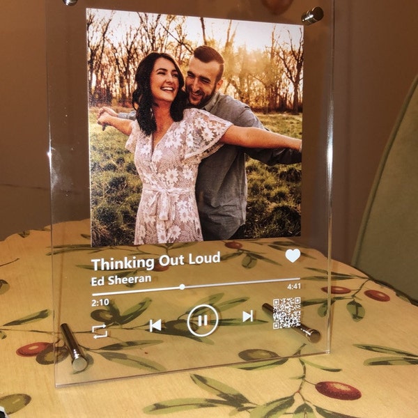 Custom Music Plaque, Song Album Cover Plaque, Music Decor, Personalized ...