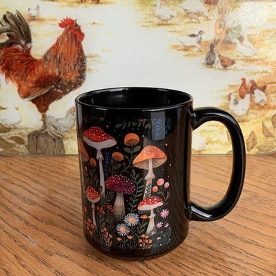 Forest Moss Wall Clock Temperate Forest Moss and Plants Clock for ...