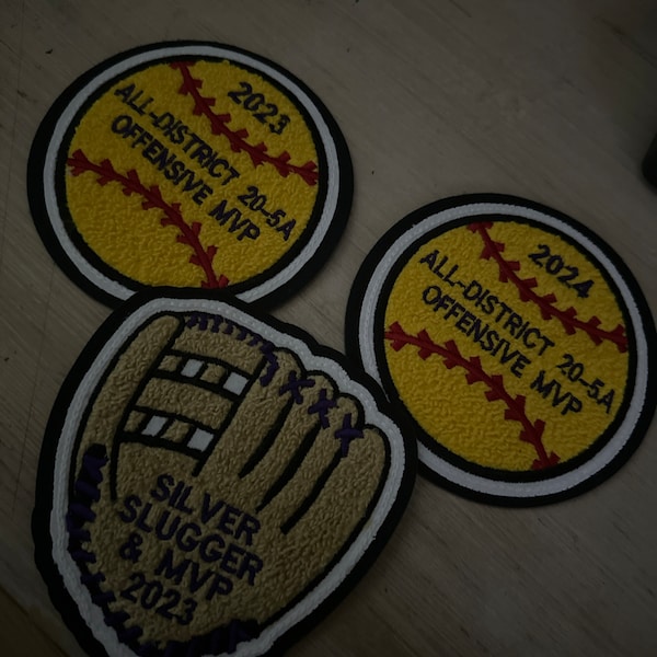 Chenille Sports Custom Letterman Jacket Patch - Made in USA - Etsy