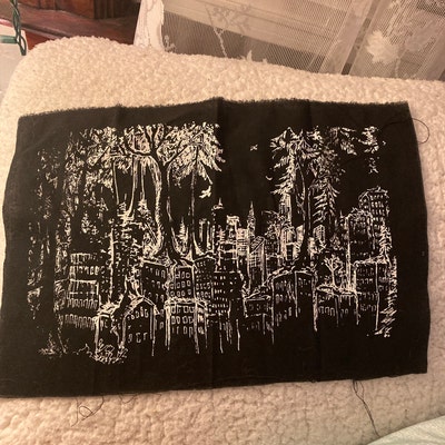 Chaos Patch, Black Large for Back Patch or Bag Anarchy Patch Punk Patch ...