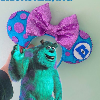 The Blue Monster Handmade Mouse Ears - Etsy UK