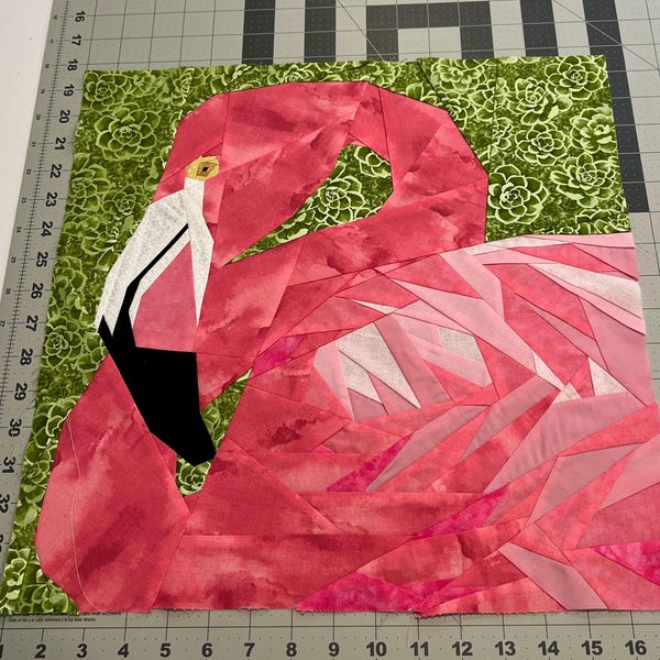 Cardinal Fppbackyard Birds Seriespaper Piecing Quilt Block Pattern - Etsy