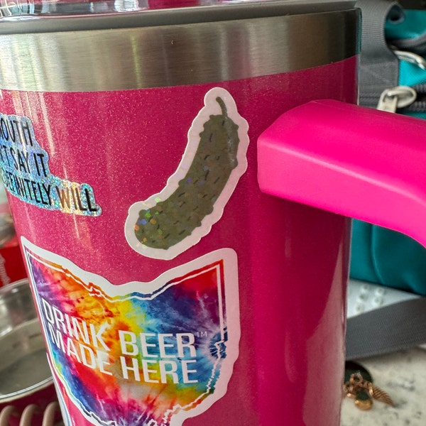 Holographic Disco Ball Sticker, Cute Disco Sticker, Girly Waterproof ...