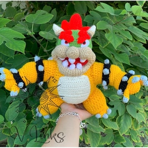 Bowser Crochet Pattern Amigurumi PDF ENGLISH Instructions - Etsy