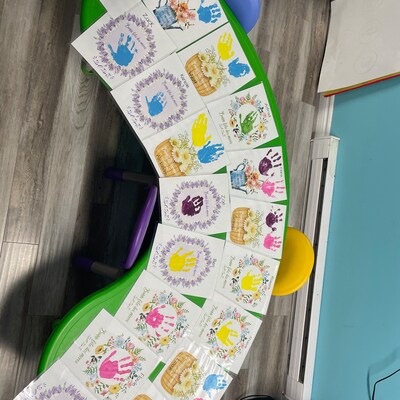 Handprint Art Craft for Kids, DIY Hand Print Template Baby Keepsake ...