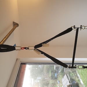 Aerial Trapeze DUO Static Dance Trapeze Black/white/red - Etsy