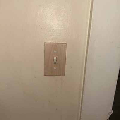 Wenge Wood Switch Plate Covers Modern Wood Light Switch Cover - Etsy