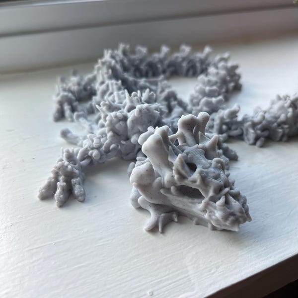 18 Phoenix Fire Pyro Dragon Articulating Flexi by Cinderwing Fidget Toy ...