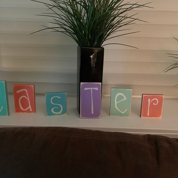 Summer Blocks - Summer Decor - Summer Signs - Wood Shelf Sitters ...